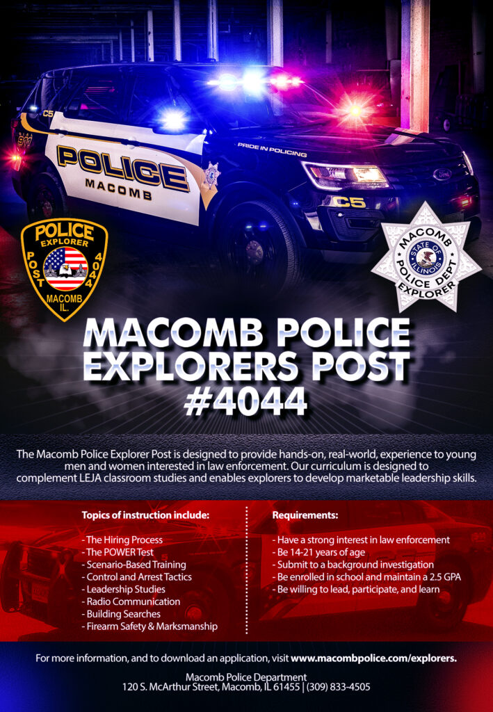 Police Explorer Program | City of Macomb