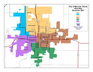 City Map & Wards | City of Macomb