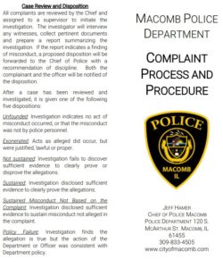 Police Department | City of Macomb